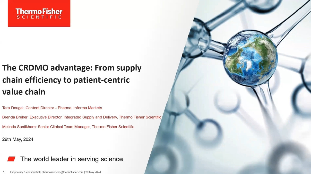 CDMO Advantage: Supply chain to value chains - Patheon pharma services